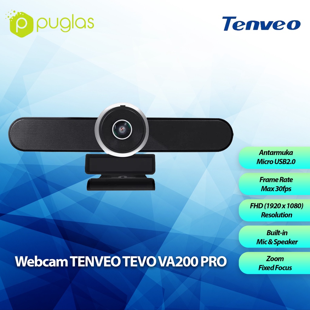 Jual Tenveo Tevo VA200 Pro Webcam Full HD 1080P Fixed Focus Zoom ...