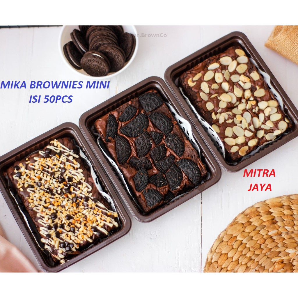 Jual Mika brownies mini 50pcs | Shopee Indonesia