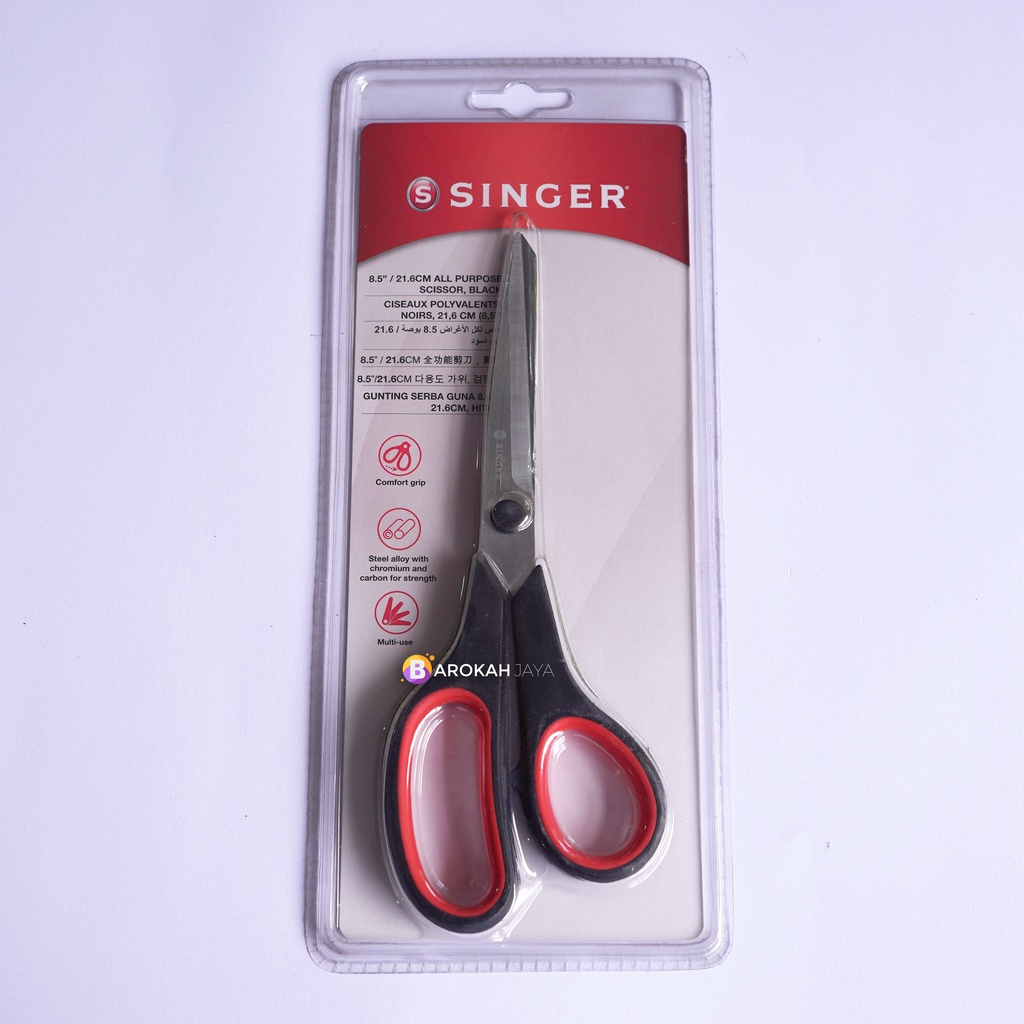 Jual SINGER 8.5" Gunting Potong Bahan Kain Merk SINGER 8.5" All Purpose ...
