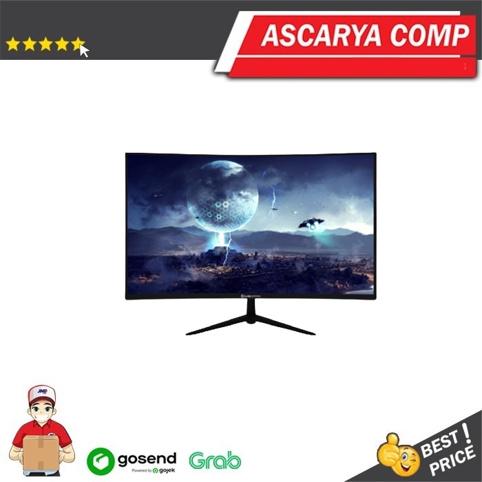 Jual Monitor Cube Gaming Retina 24" Curved C24FV FullHD 75Hz 1080p HDMI ...