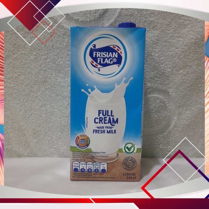Jual Frisian Flag Family Susu UHT Full Cream 946ml . | Shopee Indonesia