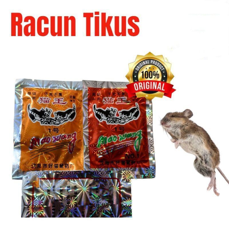 Jual RACUN TIKUS MAO WANG HOLOGRAM/ RACUN TIKUS AMPUH | Shopee Indonesia