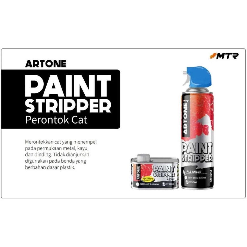 Jual PERONTOK CAT/PENGELUPAS CAT/PAINT REMOVER MTR ARTONE PAINT ...