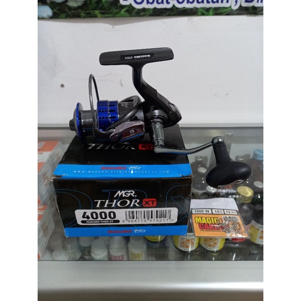 Jual Reel pancing ori Maguro Thor XT 4000 bearings 5+1 kuat, akselerasi ...