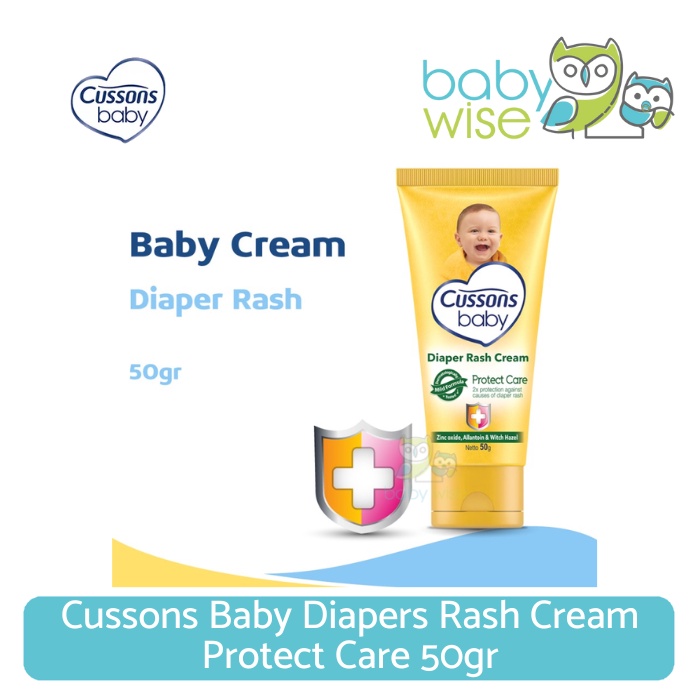 Jual Cussons Baby Diapers Rash Cream Protect Care 50gr - Krim Bayi Anti ...
