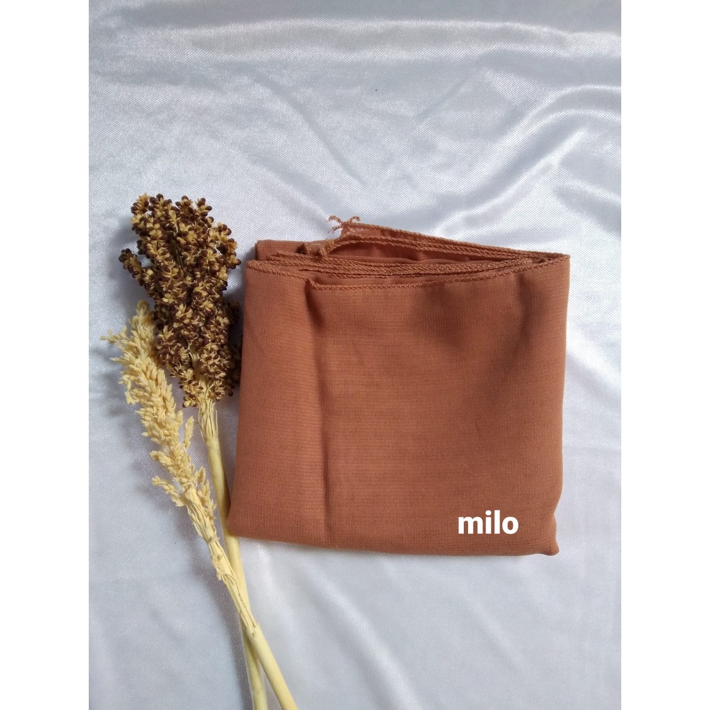 Jual Jilbab / Hijab Bella Square Pollycotton - Kerudung Segi Empat murah milo | Shopee Indonesia