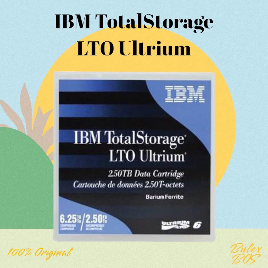 Jual IBM TOTALSTORAGE LTO ULTRIUM 2,50TB DATA CARTRIDGE | Shopee Indonesia