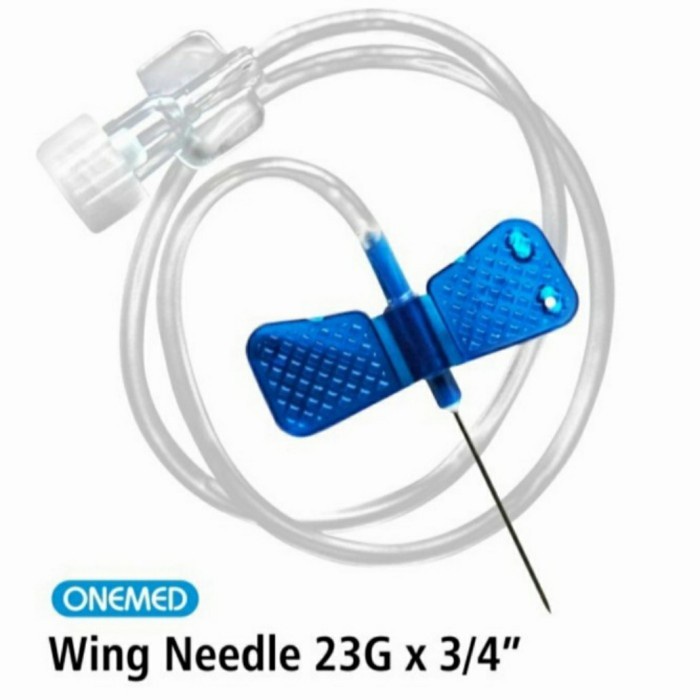 Jual WING Needle Onemed 23g,25g,27 per box isi 100 | Shopee Indonesia