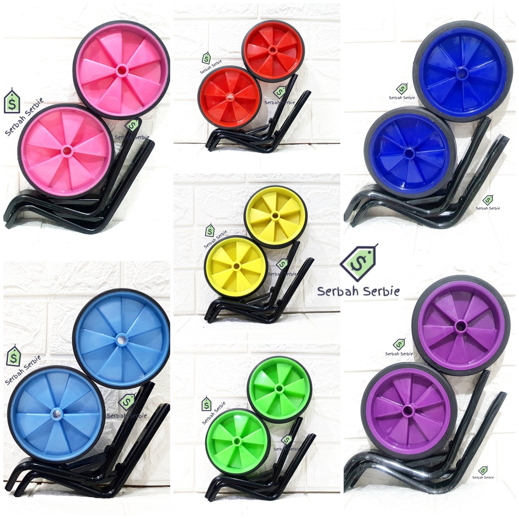 Jual RODA BANTU SAMPING 12 16 INCH 12" 16" SEPEDA ANAK TRAINING WHEEL ...