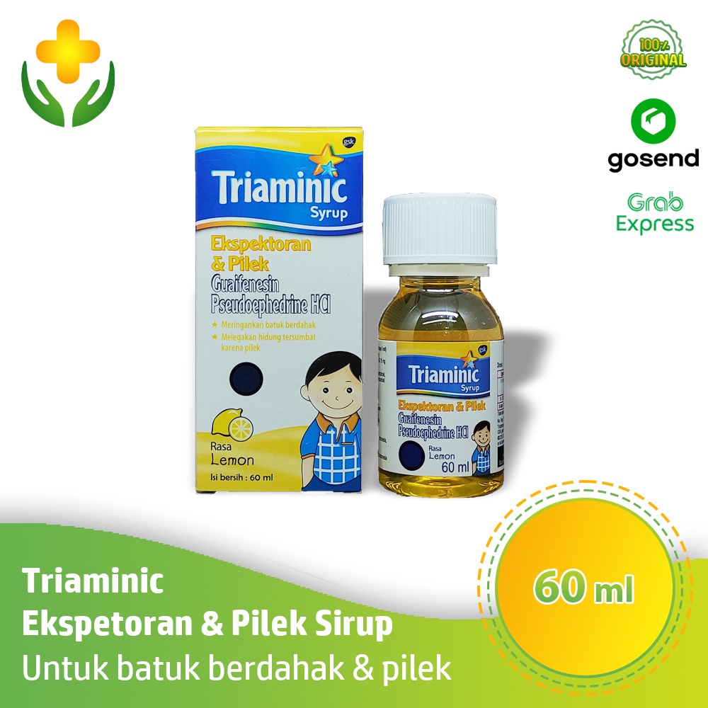 Jual Triaminic Ekspektoran Pilek Sirup 60 ml Obat Batuk Berdahak Pilek ...