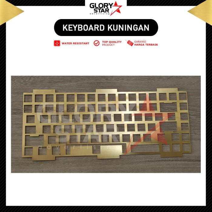 Jual Plat Keyboard Mekanikal Kuningan Custom/Mechanical Brass Plate ...