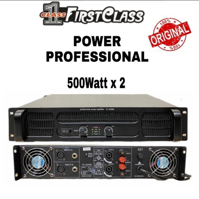 Jual FIRSTCLASS FC A2500 PROFESIONAL POWER AMPLIFIER - tanya stok dulu | Shopee Indonesia