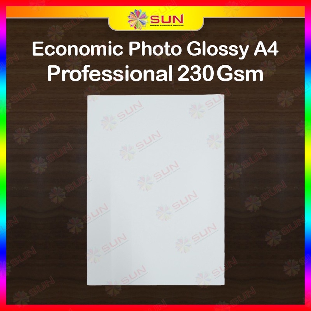 Jual Kertas Foto Glossy / Kertas Foto SIlky Doff A4 / A3 - Glossy Photo ...