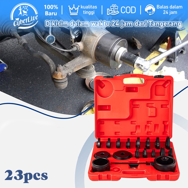 Jual 23pcs Bearing Removal Tool Kit Car Front Wheel Drive Bearing Adapters Puller Removal Hub ...