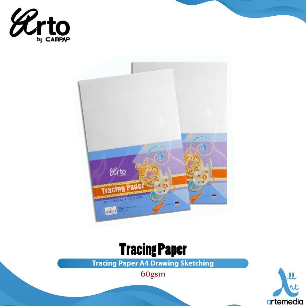 Jual Kertas Kalkir Arto Tracing Paper A4 Drawing Sketching | Shopee ...