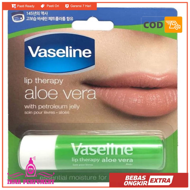 Jual Vaseline Lip Therapy Petroleum Jelly Stick ALOE VERA - Lip Balm | Shopee Indonesia