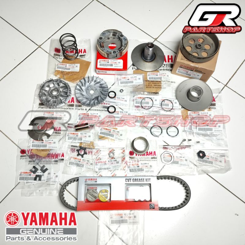Jual PAKET CVT FULL SET MIO SPORTY SMILE SOUL FINO ORI YGP ORIGINAL YAMAHA PAKET FULLSET ISI CVT ...