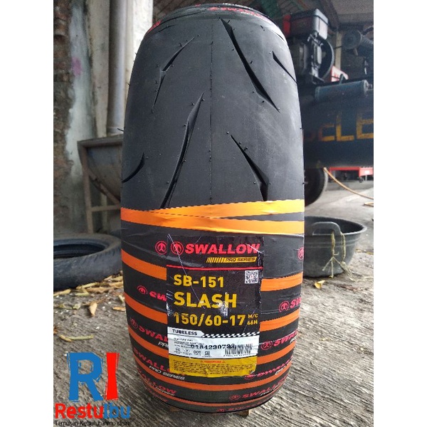 Jual Ban Tubeles Swallow Slash SB-151 150/60-17 Soft Compound | Shopee ...