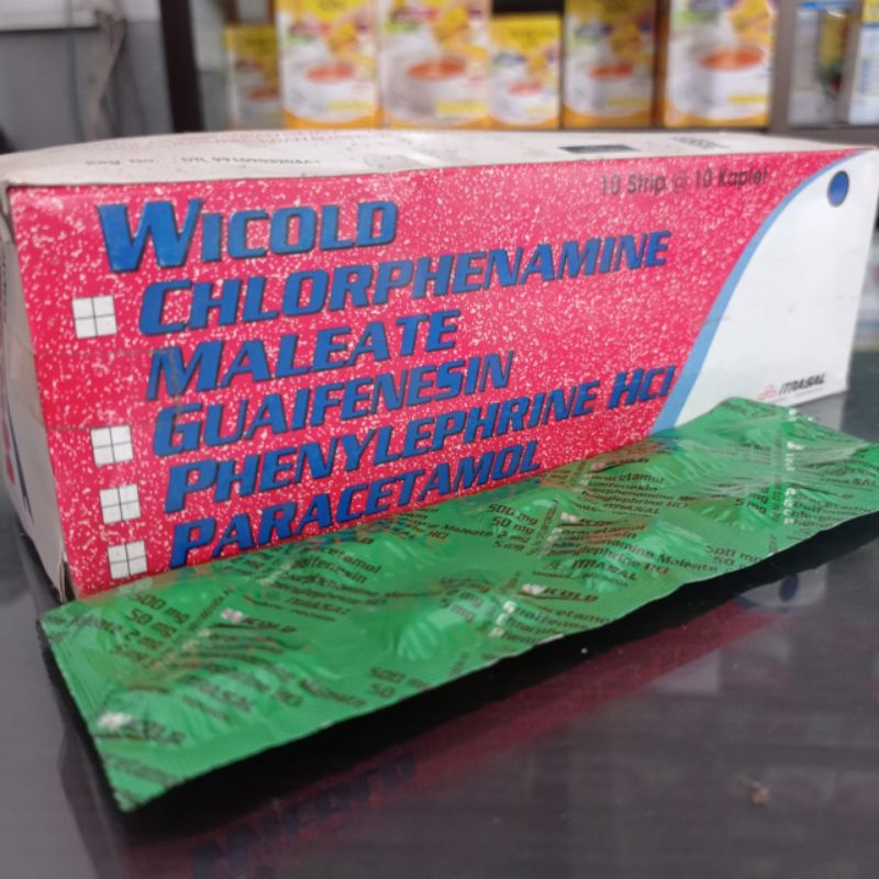 Jual WICOLD FLU BATUK 1 STRIP @10 TABLET | Shopee Indonesia