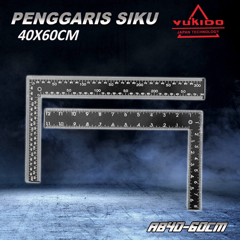 Jual Penggaris Siku L Besi 40x60 Penggaris Siku Tukang Full Besi Siku ...