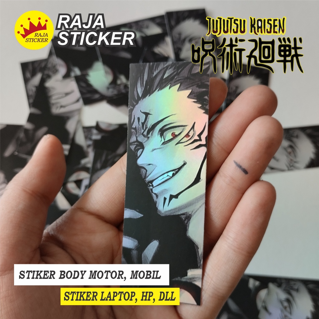 Jual Sticker stiker hologram anime - jujutsu kaisen - sukuna | Shopee ...