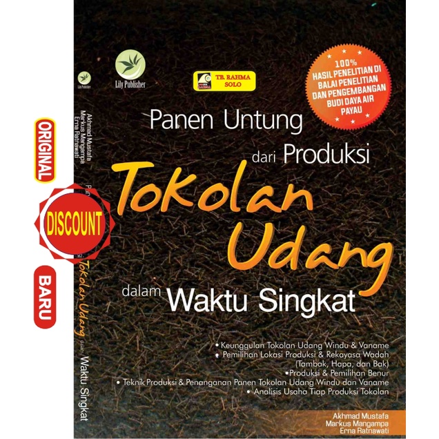 Jual Panen Untung Dari Produksi Tokolan Udang Dalam Waktu Singkat Akmad ...