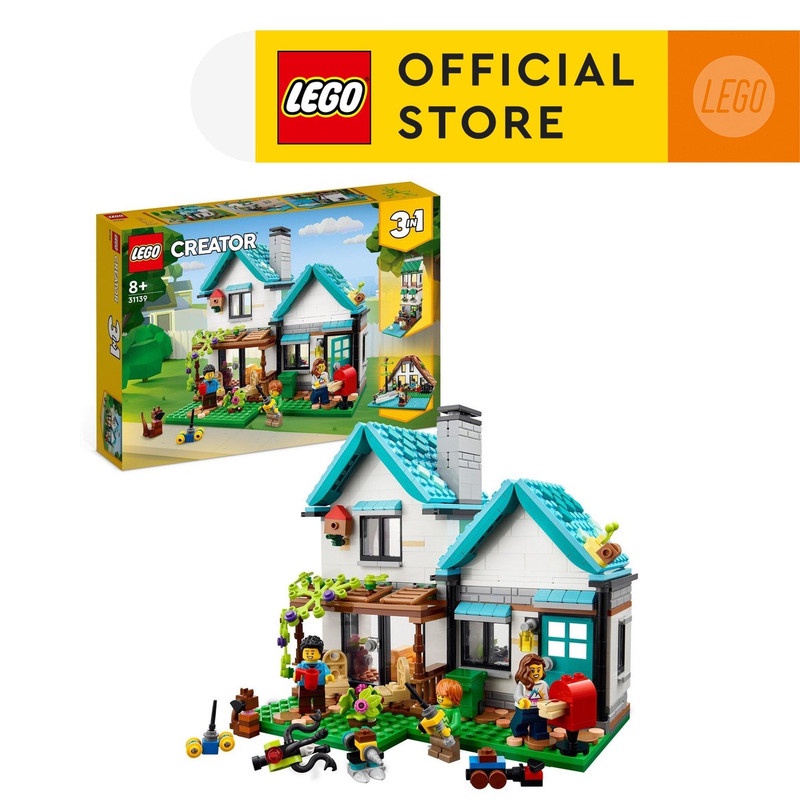 Jual LEGO Creator 31139 Cozy House Building Toy Set (808 Pieces) Mainan ...