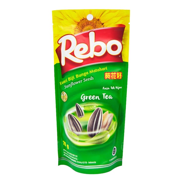 Jual REBO KWACI BUNGA MATAHARI GREEN TEA 70 GR | Shopee Indonesia