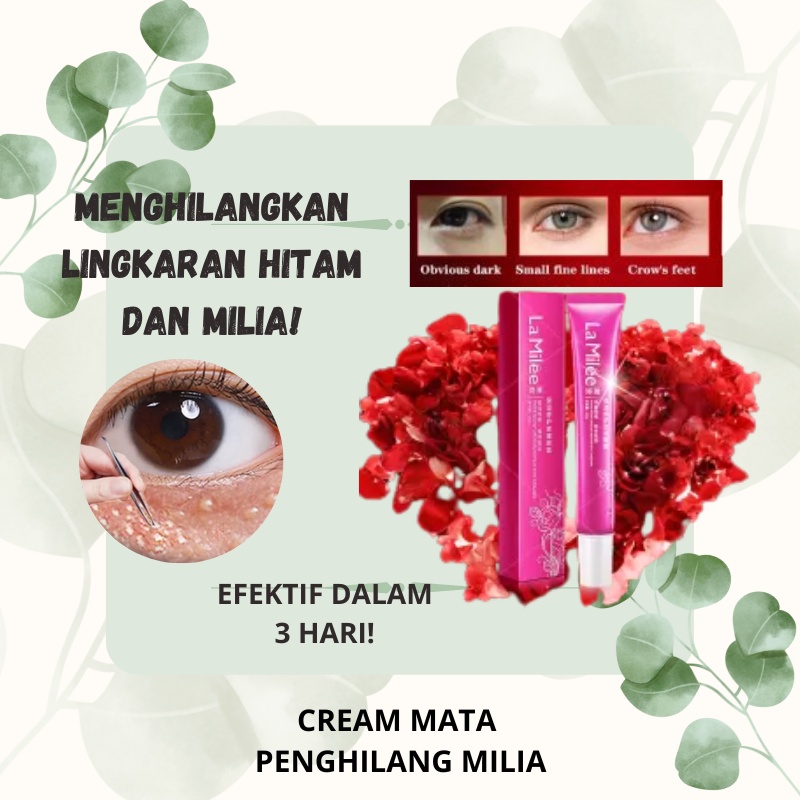 Jual Krim Gumpalan Lemak Di Kelopak Mata, Obat Penghilang Milia Bintik ...