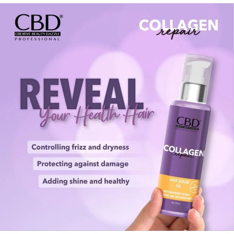 Jual CBD COLLAGEN HAIR SERUM 100ML | ORIGINAL | Shopee Indonesia