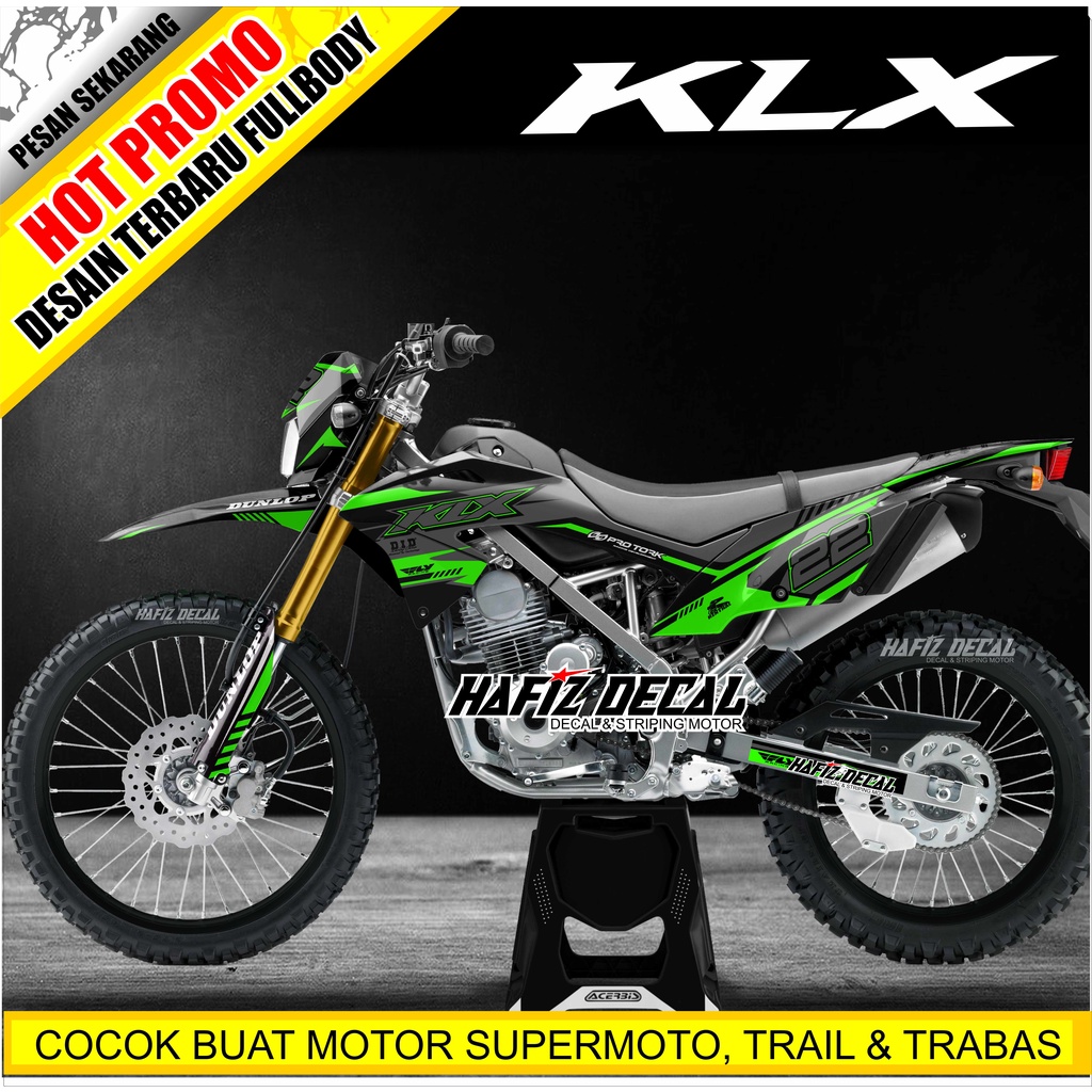 Jual DECAL KLX 150 FULL BODY, DECAL KLX | Shopee Indonesia