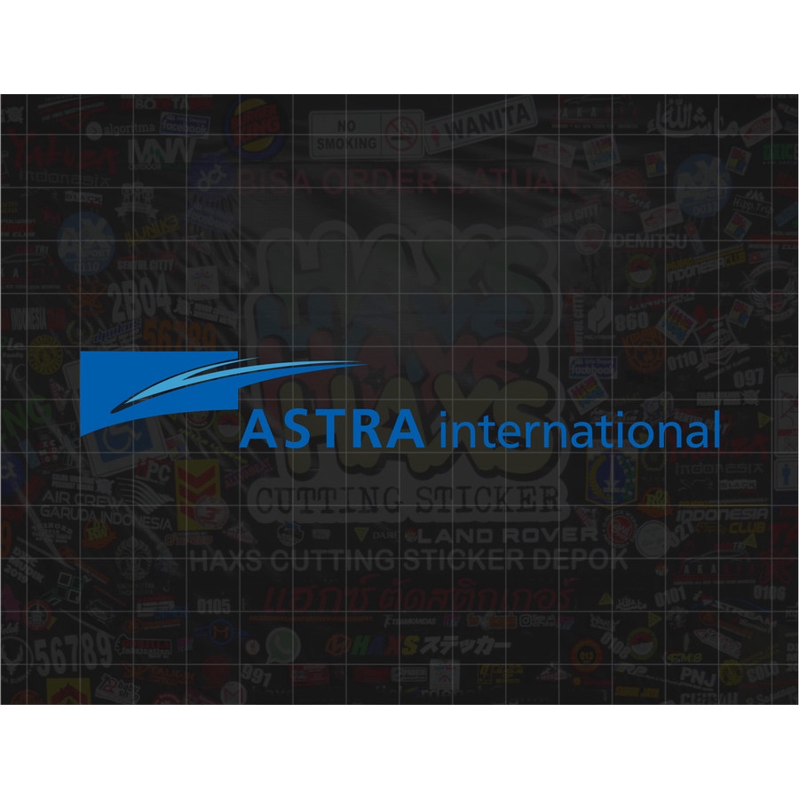 Jual Cutting Sticker Astra International V1 Ukuran 12 Cm Untuk Motor ...