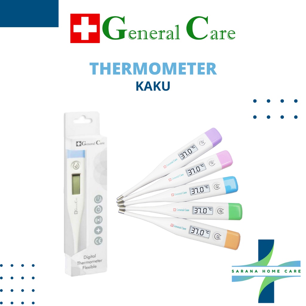 Jual GENERAL CARE Thermometer Rigid/thermometer digital/termometer kaku ...