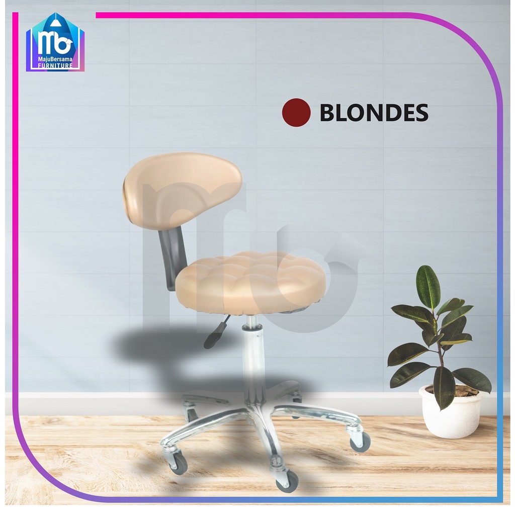 Jual KURSI SALON / Kursi Bulat motif Roti / kursi kantor / kursi ...