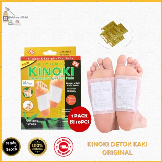 Jual KINOKI DETOX GOLD | KOYO KAKI ORIGINAL ISI 10PCS | Shopee Indonesia