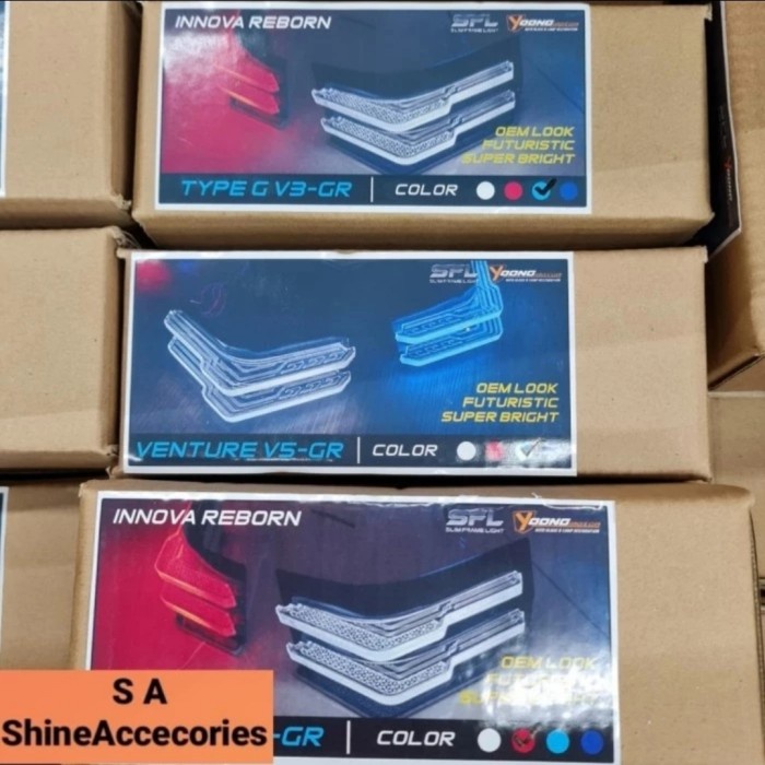Jual Frame Slim Frame 2 Garis Innova Reborn Tipe G New Model | Shopee ...