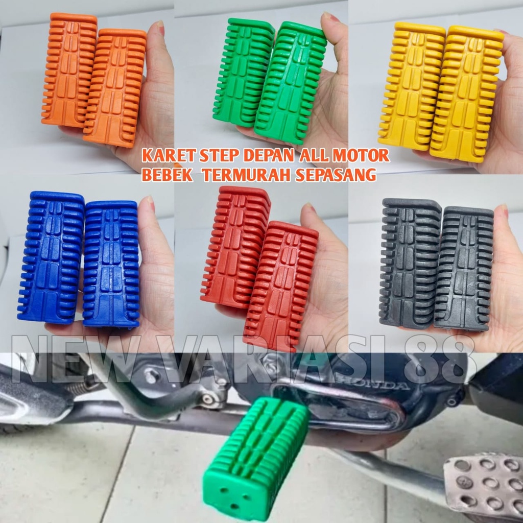 Jual Foot Step Karet Depan Motor Bebek Supra Jupiter Shogun Grand ...