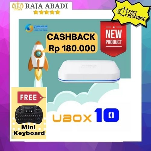 Jual UNBLOCK TECH 10 - UBOX 10 PRO MAX VERSI 10 - ANDROID 12 4G/64GB ...