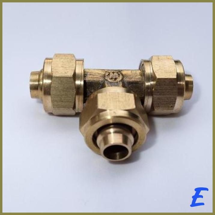 Jual UNION TEE 8MM TWO TOUCH FITTING FESTO SELANG PU NILON BRASS KUNI ...