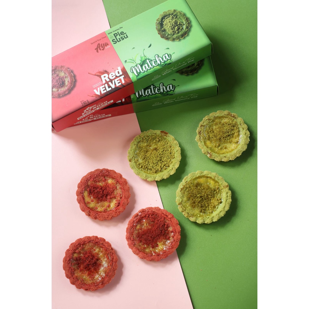 Jual PIE SUSU/PIE SUSU AYU/ PIE SUSU RED VELVET VS MATCHA/PIE SUSU ...