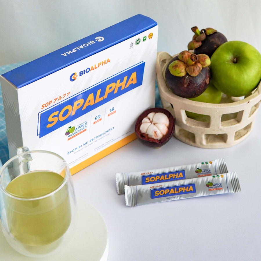 Jual SOPALPHA - Bioboost Eceran 2 Sachets atau 9 Sachets Suplemen Imun ...