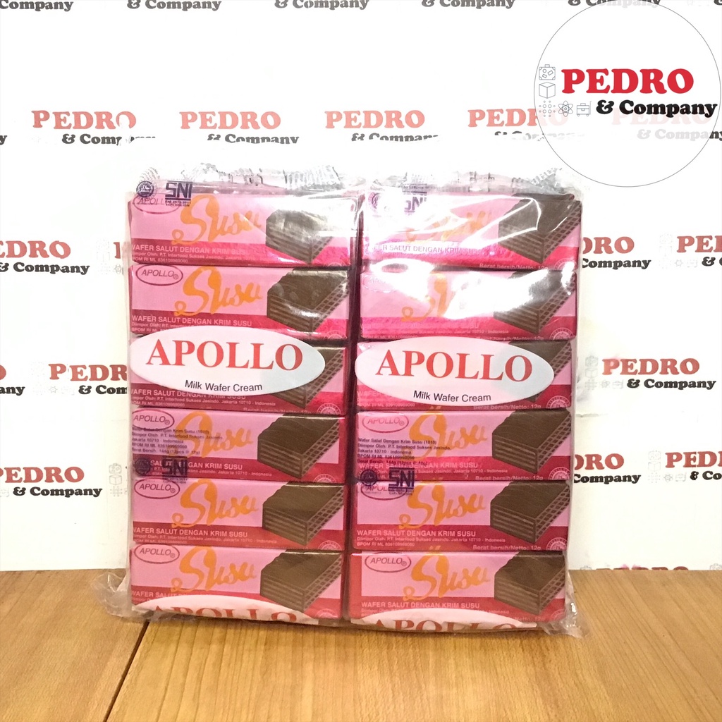 Jual Apollo milk wafer cream 48 pc wafer salut berkrim susu | Shopee ...