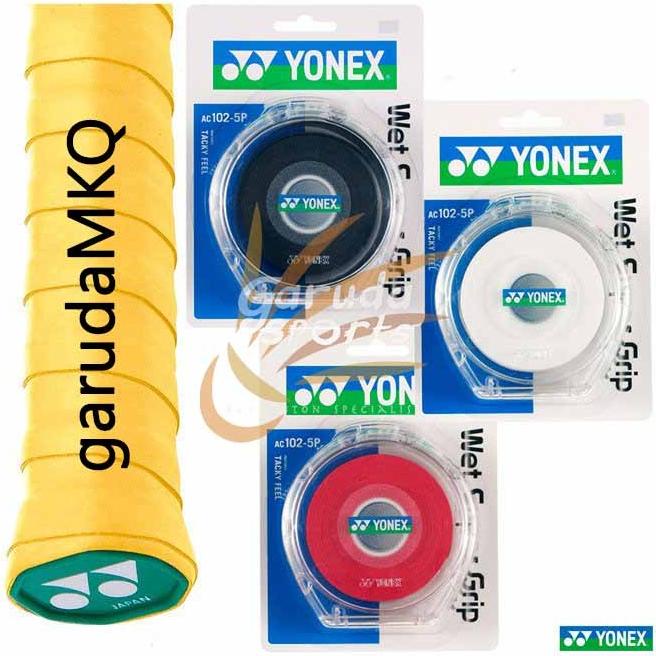 Jual Grip Raket Yonex AC 102-5P Grip Yonex AC 102 - 5P Case JP CODE | Shopee Indonesia