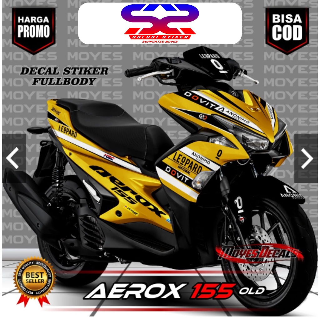 Jual Stiker Decal Untuk Motor Aerox 155 Old Decal Aerox 155 Old Full ...