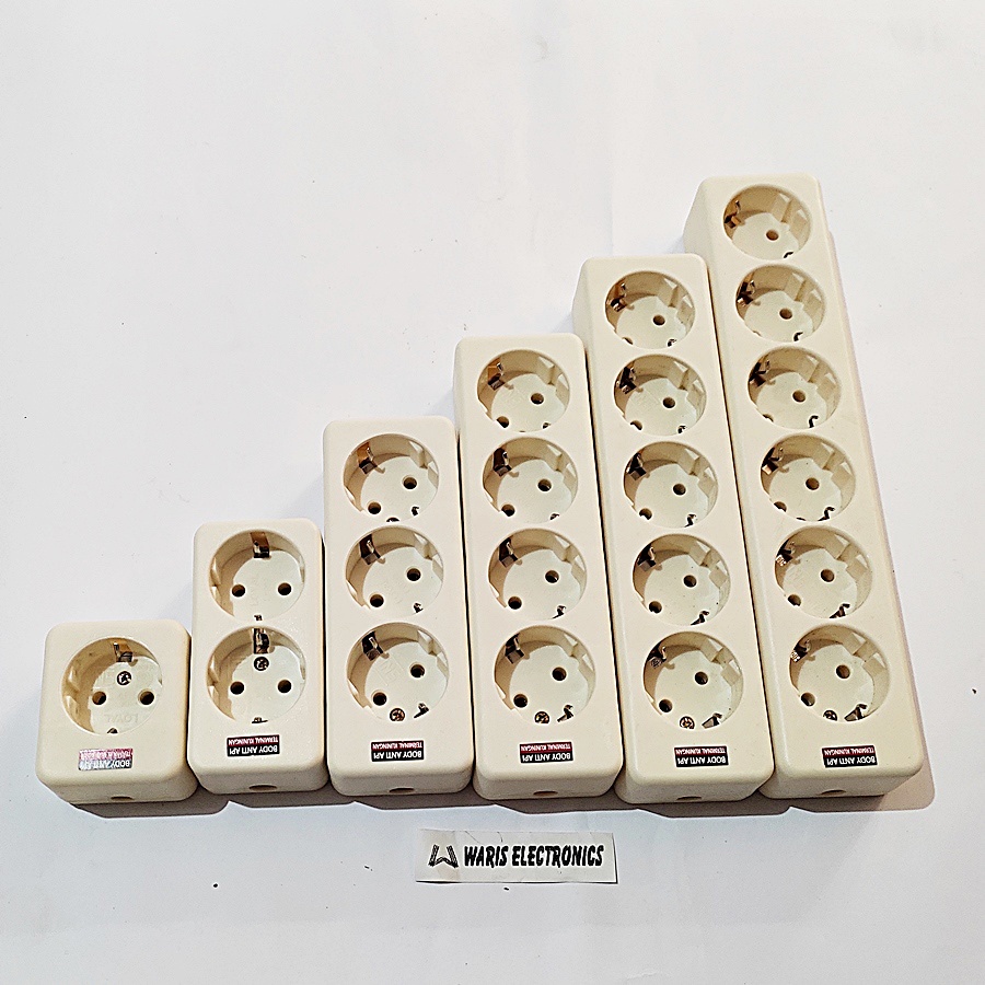 Jual Stop Kontak Colokan Listrik Loyal Arde Kuningan 1 - 6 Lubang | Shopee Indonesia
