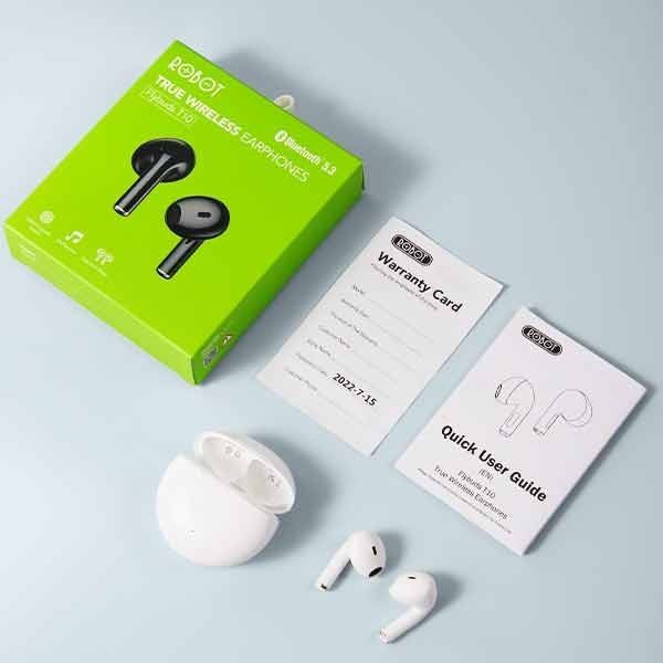 Jual Earphone Headset Wireless TWS ROBOT Flybuds T10 | Shopee Indonesia