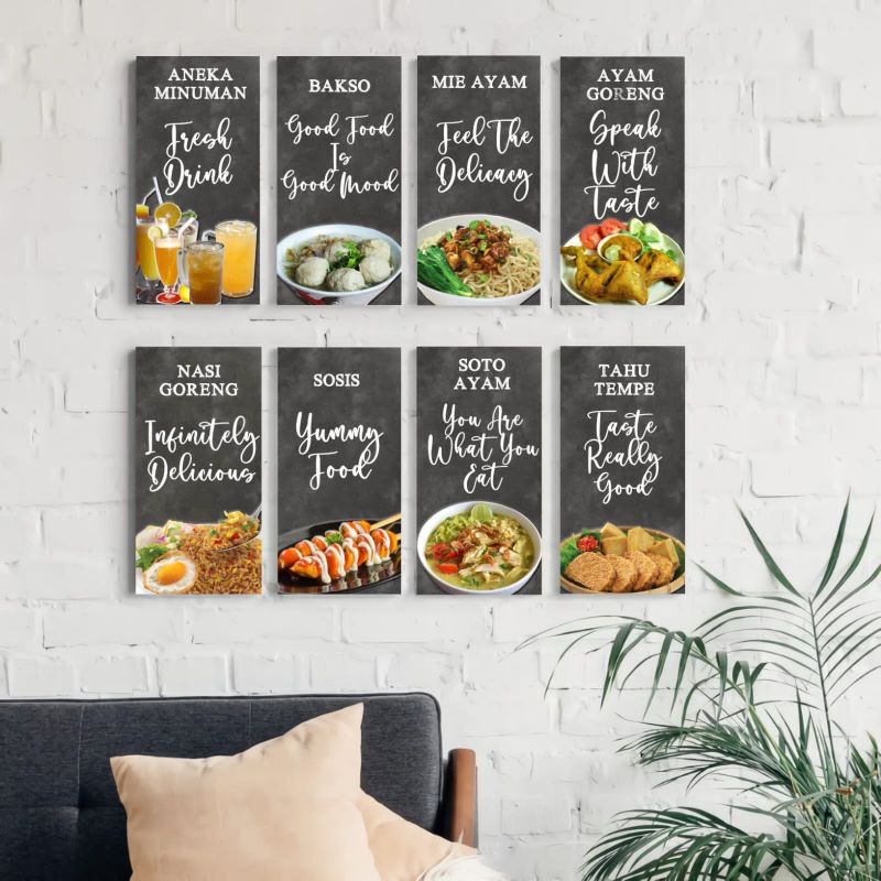 Jual Hiasan Dinding Rumah Makan Pajangan Warung Restoran Wall Decor ...