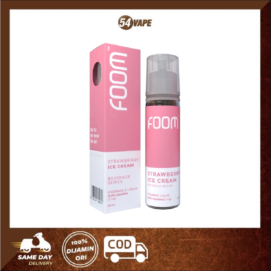 Jual Liquid Foom Strawberry Ice Cream 60ml | Shopee Indonesia