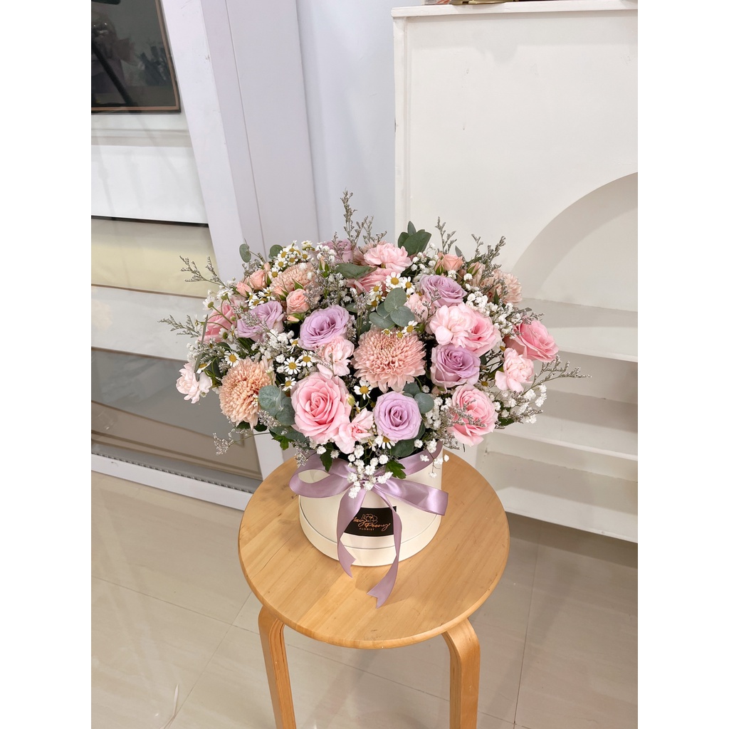 Jual FRESH BLOOM BOX LARGE SIZE - BOX BUNGA BLOOM BOX FLOWER BOX FRESH FLOWER BOX KOTAK BUNGA ...