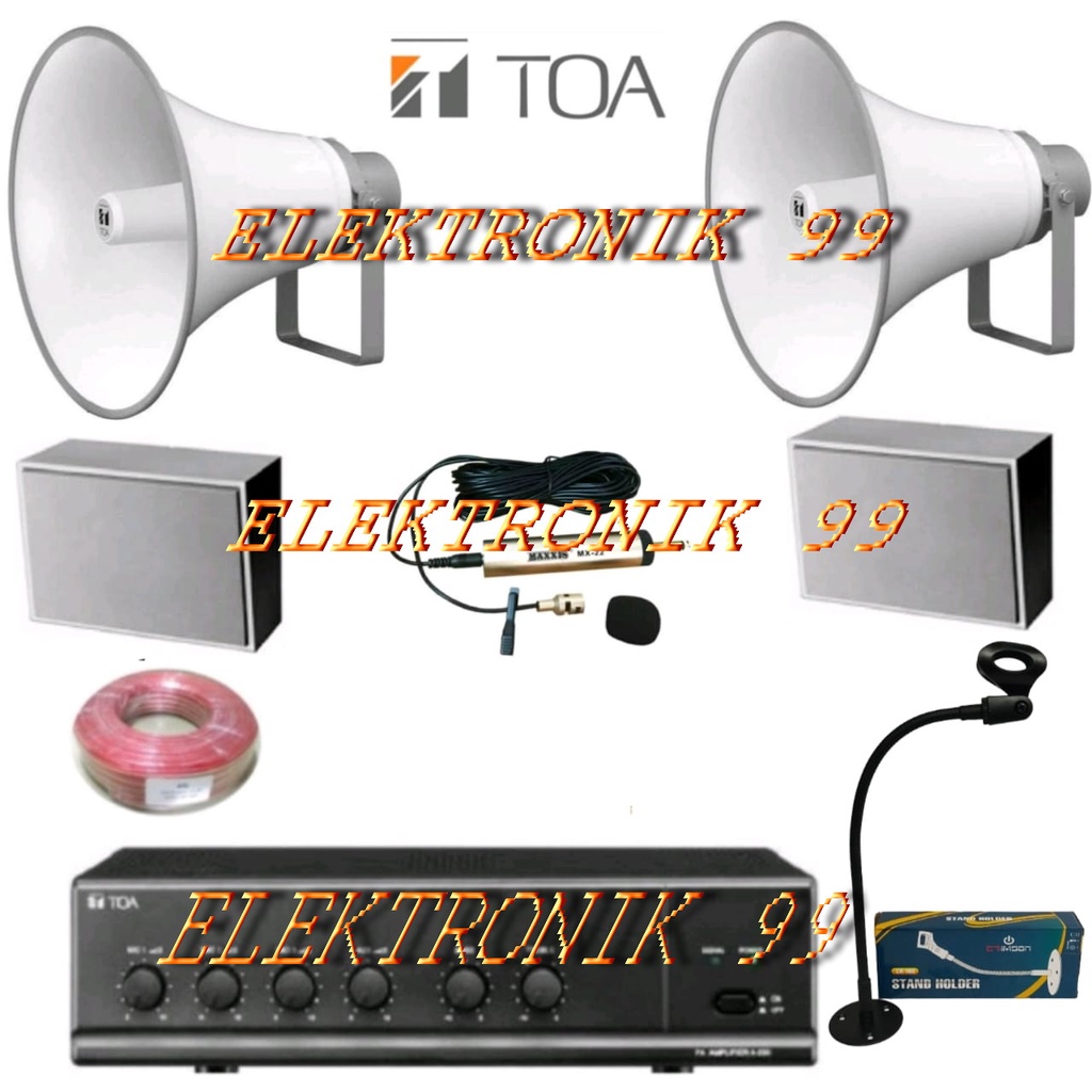 Jual PAKET TOA SPEAKER LUAR DAN DALAM PAKET SOUND SYSTEM TOA MASJID DAN ...